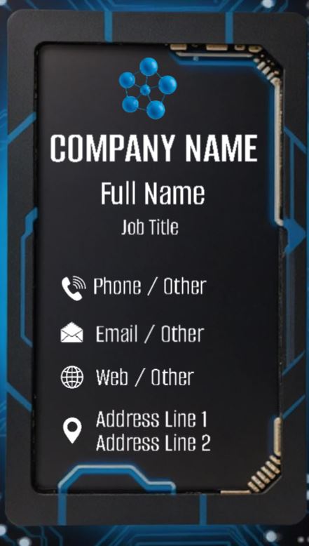 Professional Computer Service Business Cards | Minuteman Press Aldine ...